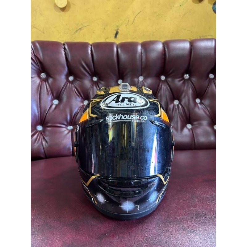 Jual Arai RX7X samurai pedrosa gold | Shopee Indonesia