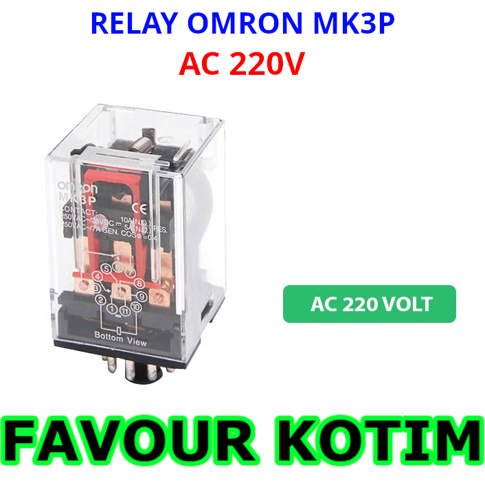 Jual RELAY MK3P RELAY MK3PN RELAY MK3P-I 220V 11 PIN 220V FVKOTIM ...