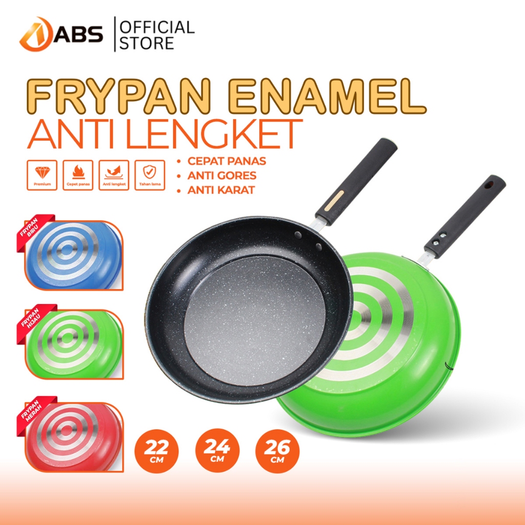 Jual ABS Hongzhuo Teflon Serbaguna Wajan Penggorengan Frypan Teflon ...