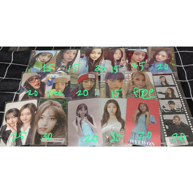 Jual WTS PC MINJI HAERIN HYEIN NEWJEANS IVE YUJIN LEESEO HYEWON CHAEWON ...