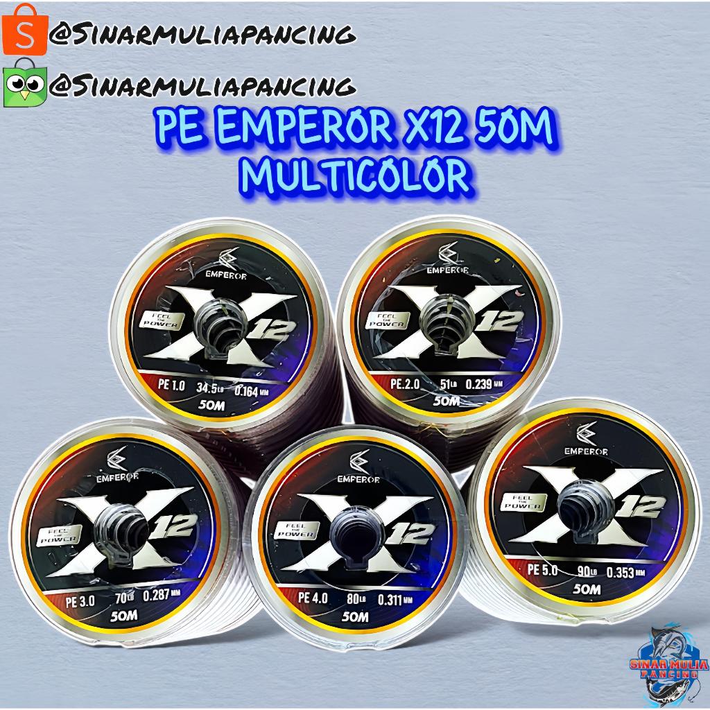 Jual PE EMPEROR X12 5OM MULTICOLOR UKURAN 1| 2 | 3 | 4 | 5 | Shopee ...