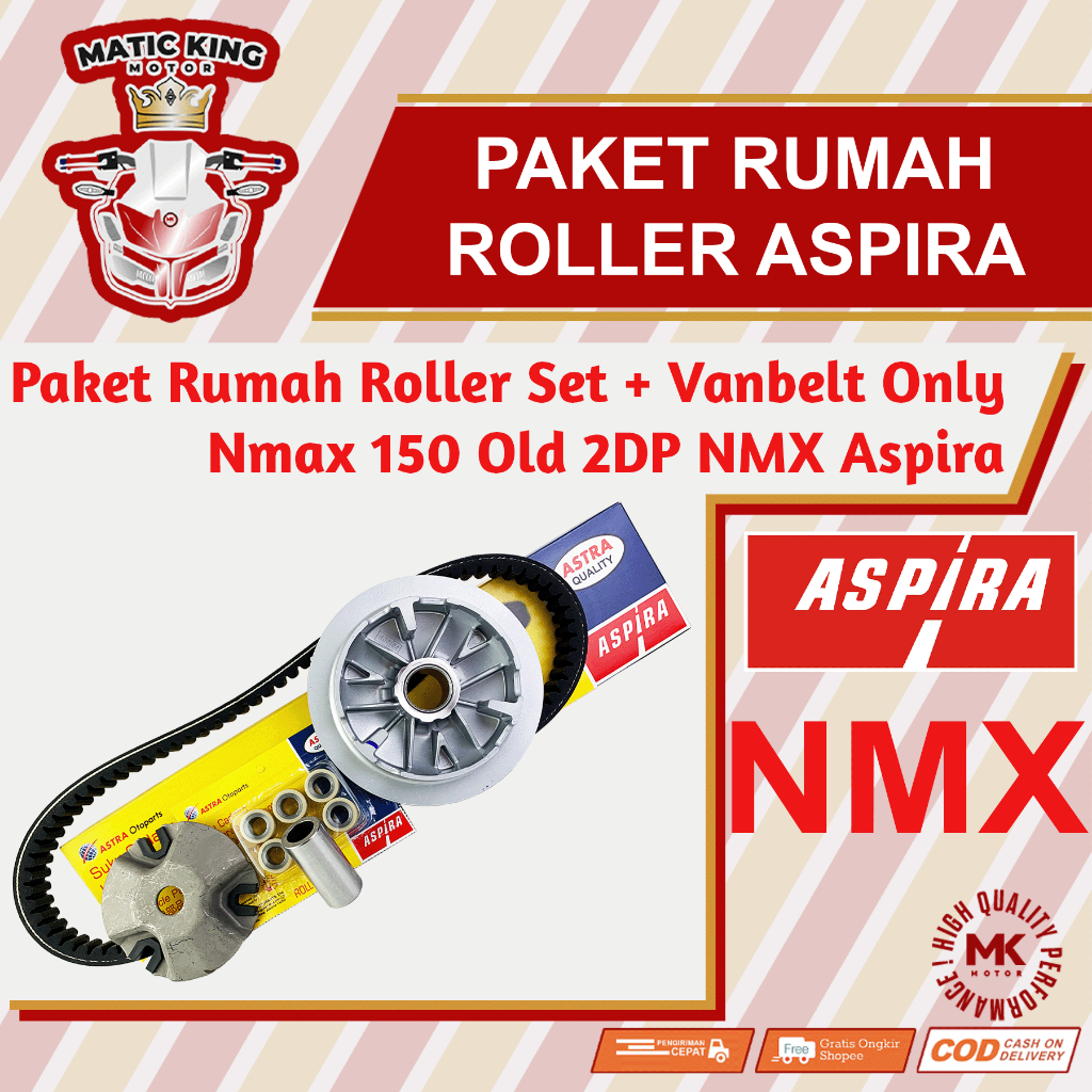 Jual Paket Rumah Roller Bosh Vanbelt Roller Yamaha Nmax 150 old lama ...