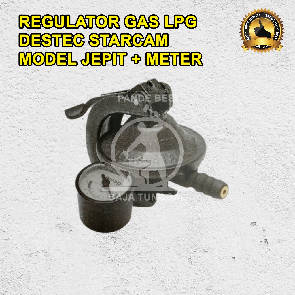 Jual Regulator Kompor LPG STARCAM + METER Star Cam Pengaman Gas Anti ...