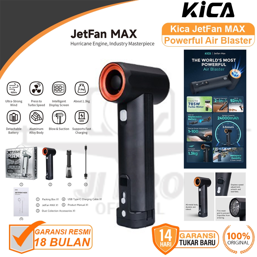 Jual Kica JetFan MAX Powerful Air Blaster 92m/s Wind Speed And 785W ...
