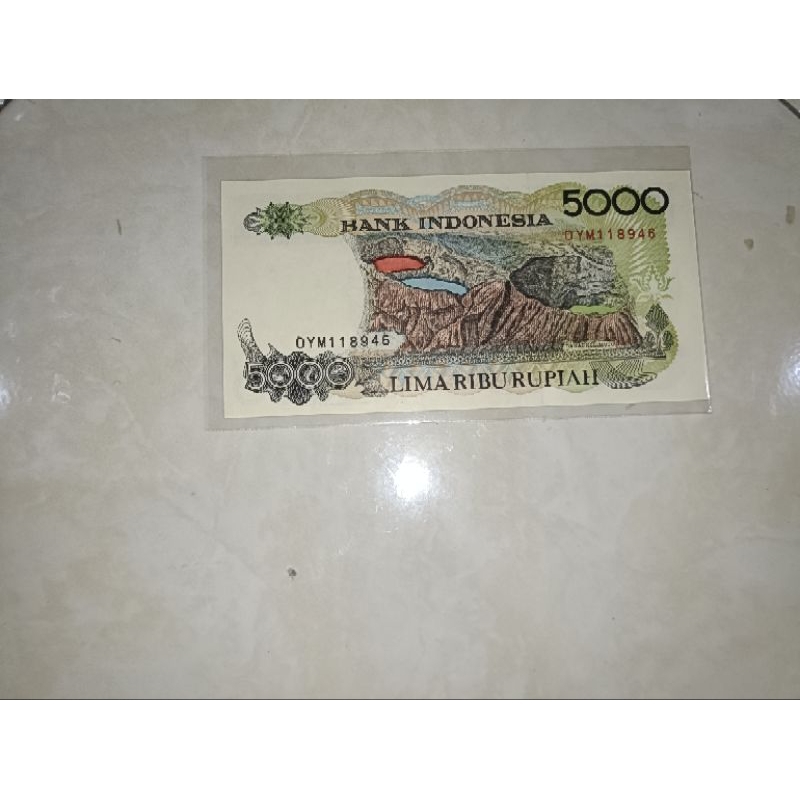 Jual uang 5000 / lima ribu rupiah sasando tahun 1992 asli unc | Shopee ...