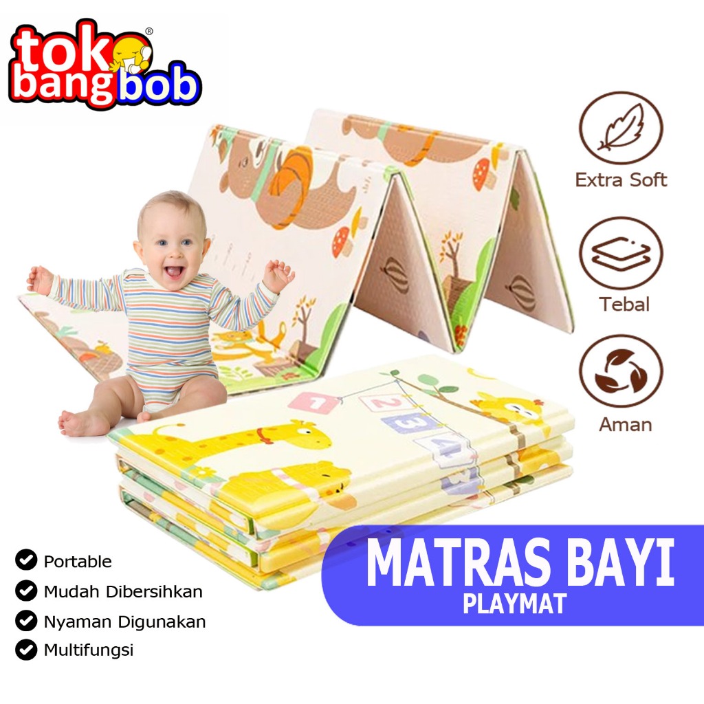 Jual Playmat Bayi 200x180cm Tebal XPE Matras Anak Playmate Baby/alas ...