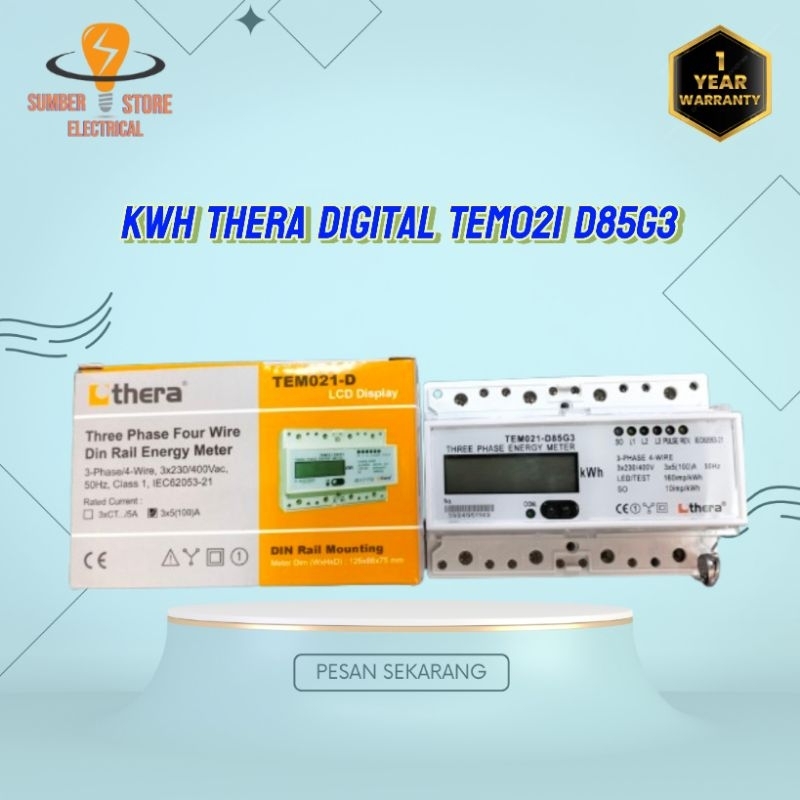 Jual KWH THERA Digital Tem021 D85G3 | Shopee Indonesia