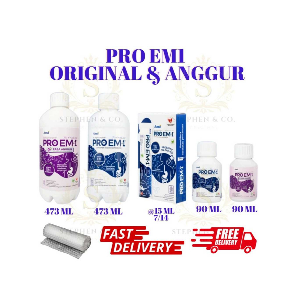 Jual MINUMAN PROBIOTIK PRO EM1 PROEM1 RASA ORI DAN ANGGUR PROBIOTIK ...