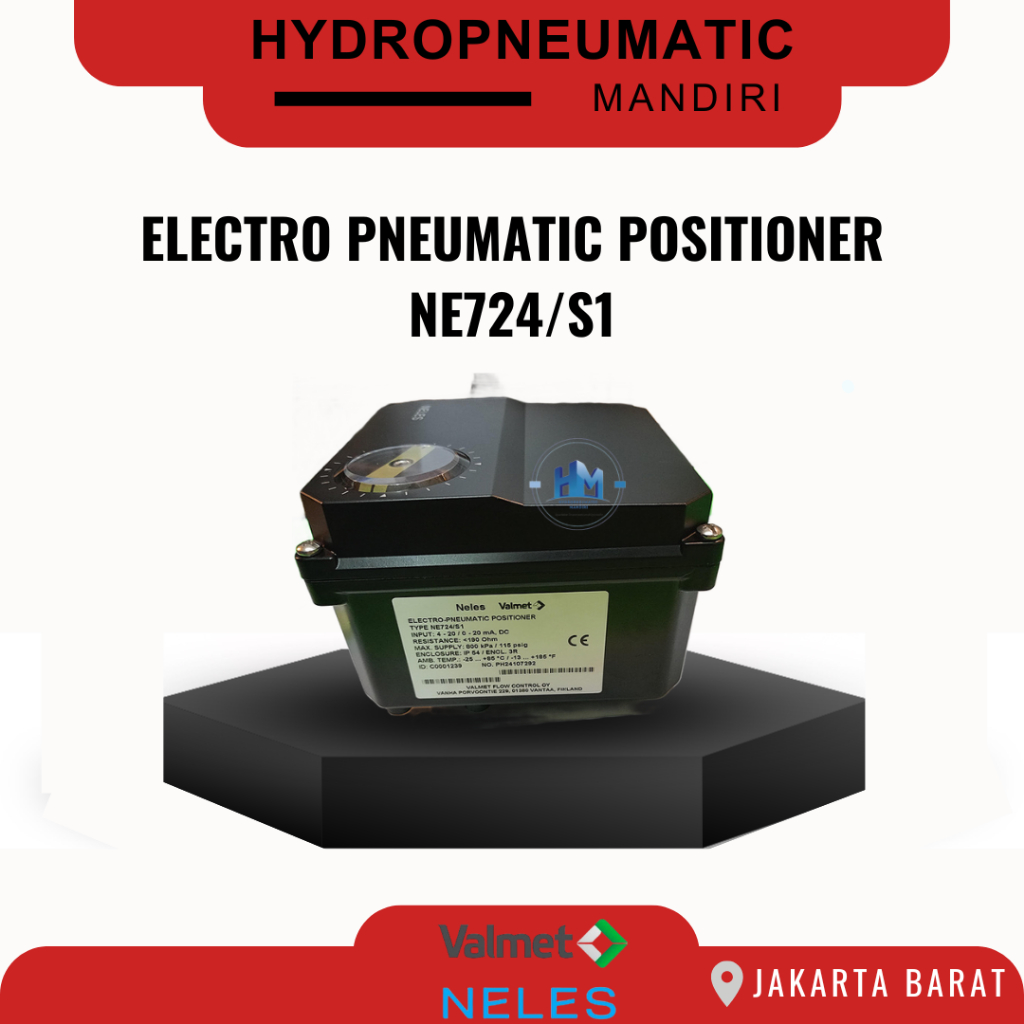 Jual ELECTRO PNEUMATIC POSITIONER METSO NELES VALMET NE724/S1 | Shopee ...