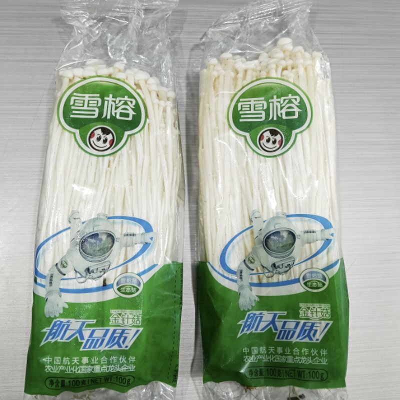 Jual JAMUR ENOKI 100GR / MUSHROOM ENOKI / ENOKI | Shopee Indonesia