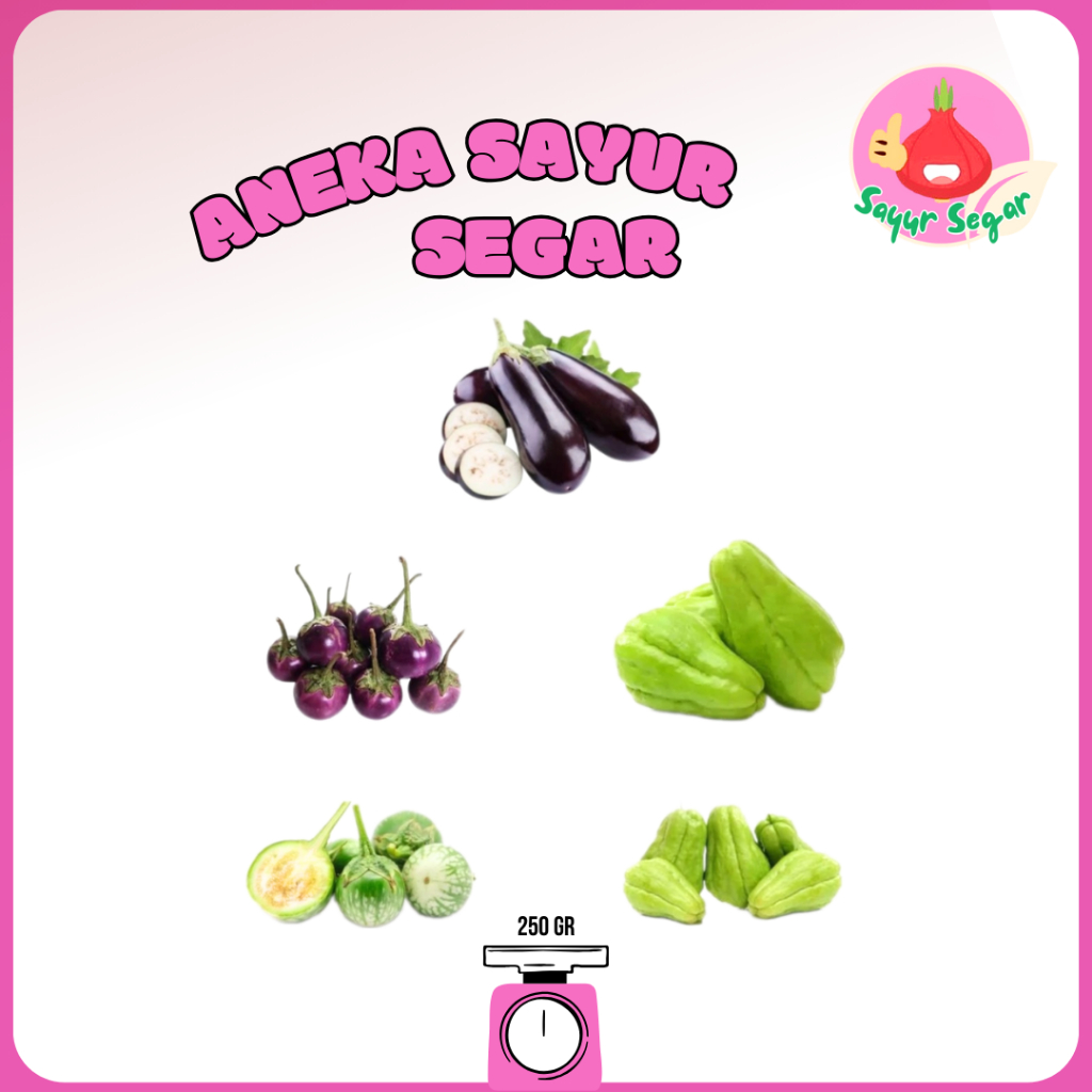 Jual Sayur Segar - Labu Siam/ Terong Lalap/Terong Ungu 250 gr | Shopee ...