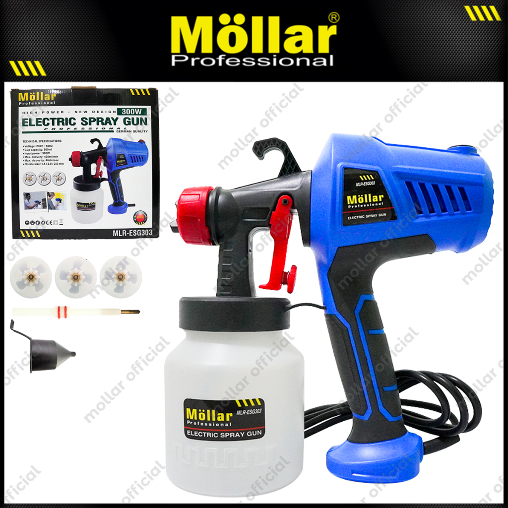 Jual MOLLAR ESG303 Mesin Spray Gun Listrik | Shopee Indonesia