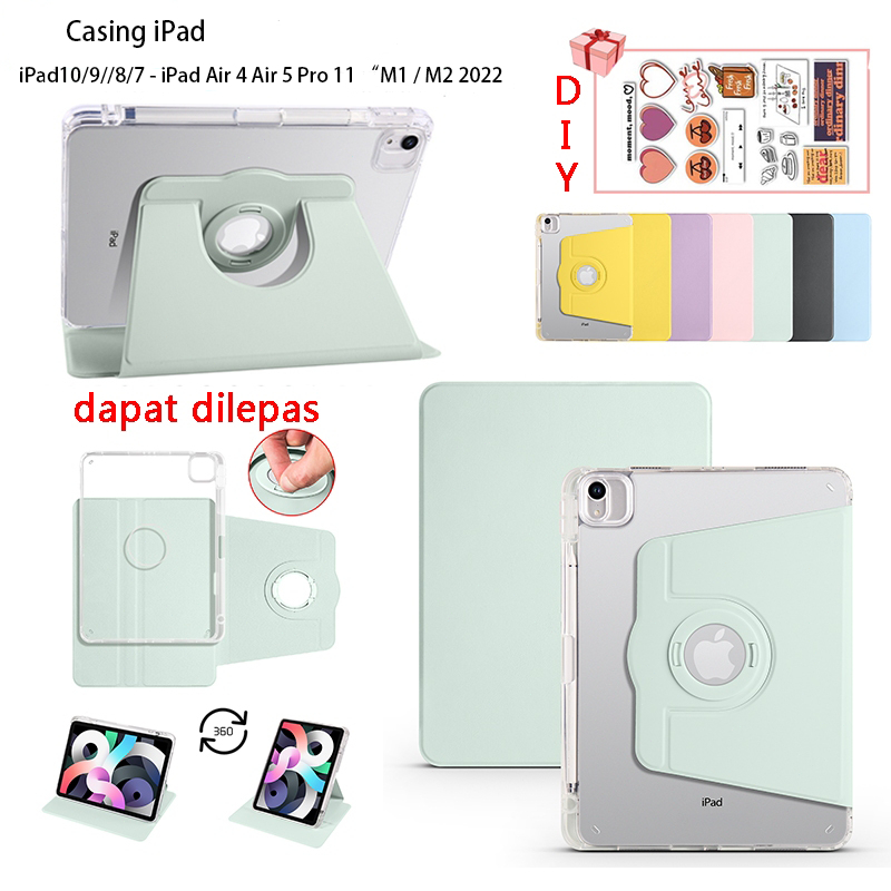 Jual Tersedia Casing iPad 360° Casing Tablet Bening Akrilik yang Dapat ...