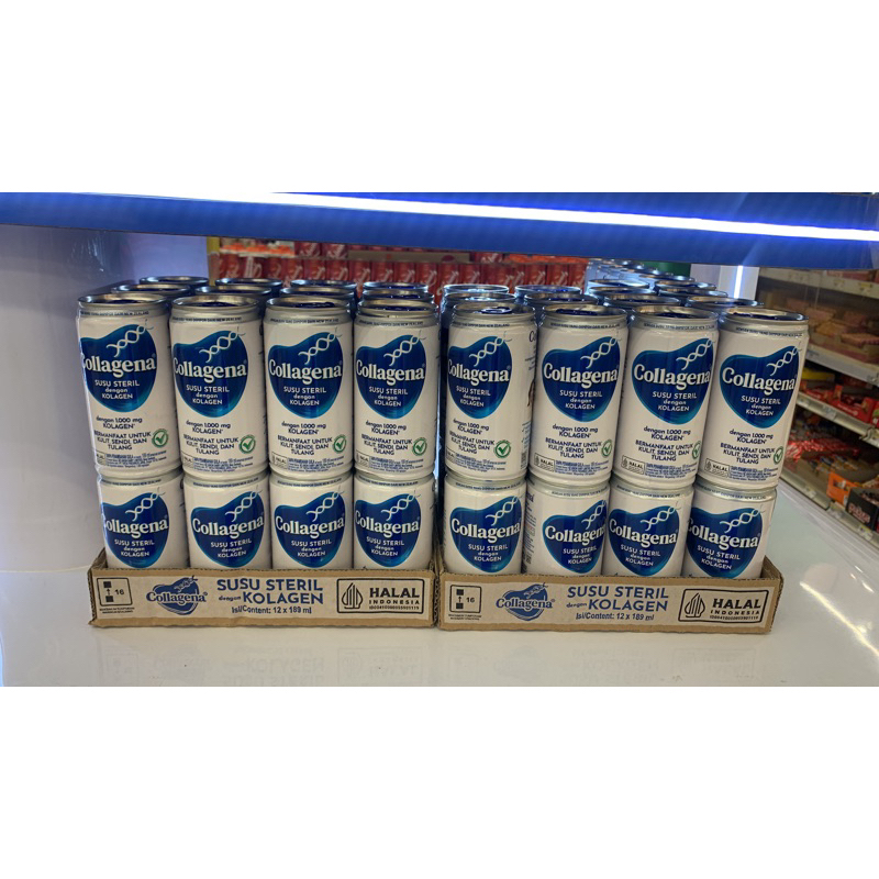Jual Collagena susu steril kolagen 189ml / 1 pcs | Shopee Indonesia