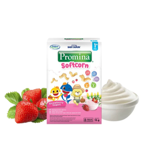 Jual promina softcorn strawberry yogurt 15gr | Shopee Indonesia