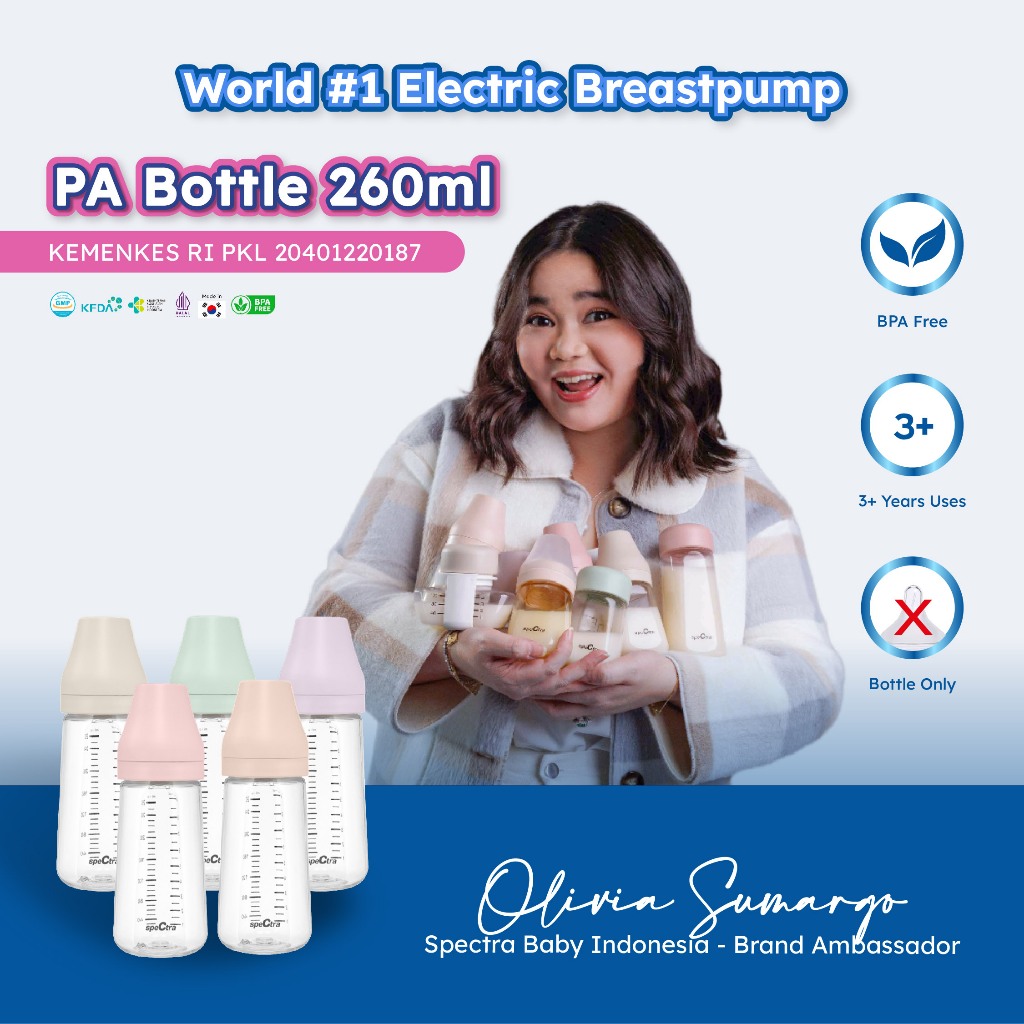 Jual Spectra Baby Bottle PA 260ml - Botol Susu Spectra PA (1pcs Tanpa ...
