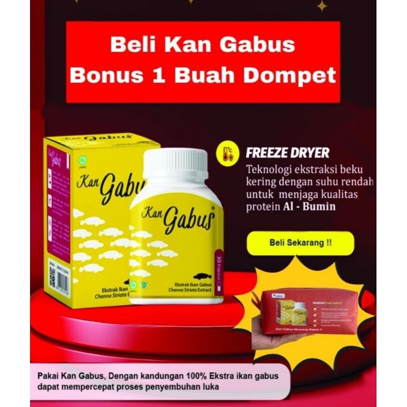 Jual IKAN GABUS //KAN GABUS BOTOL ISI 30 KAPSUL | Shopee Indonesia