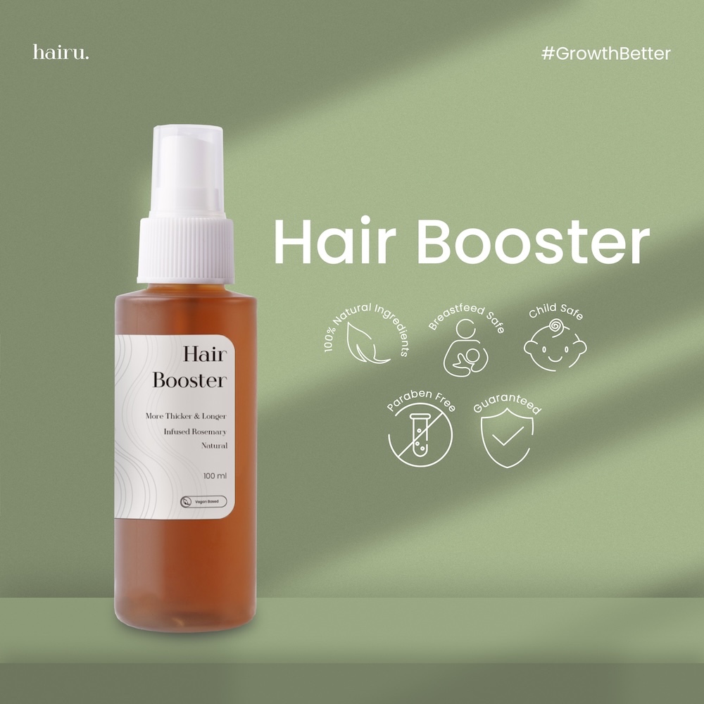Jual HAIRU HAIR BOOSTER Haircare Penumbuh Rambut Anti Rontok Hairloss ...