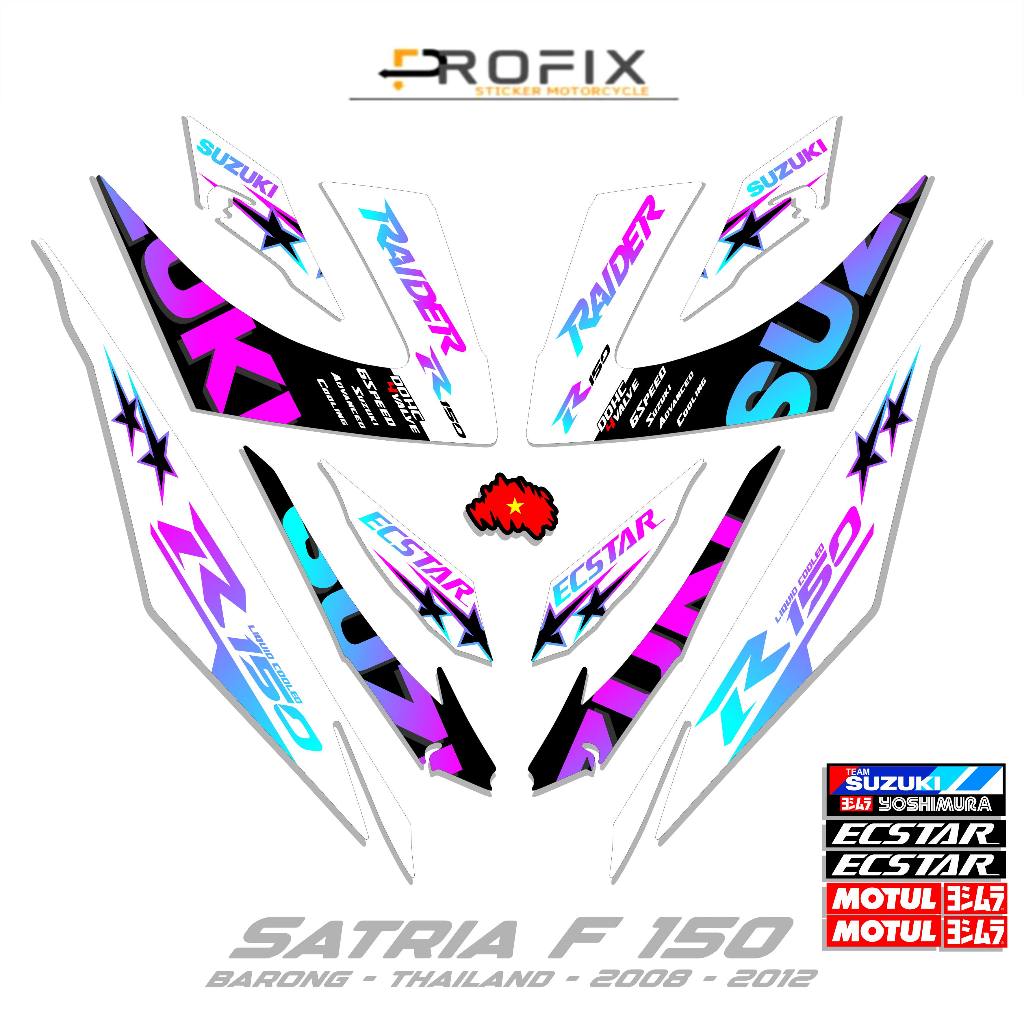 Jual STRIPING SUZUKI SATRIA F 150 RAIDER MOTIF 3 STICKER DECAL SATRIA ...