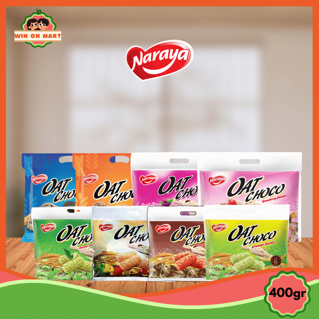 Jual Naraya Oat Choco 400g Snack Sehat Gandum & Coklat Camilan Sehat ...