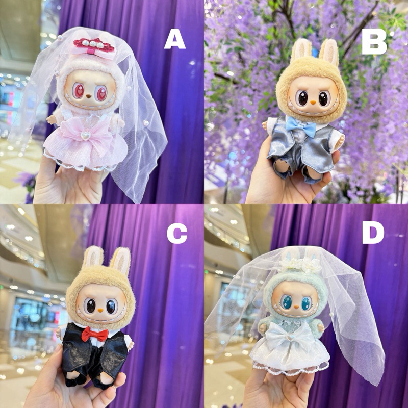 Jual [READY STOCK] WEDDING DRESS TUXEDO OUTFIT LABUBU | Shopee Indonesia