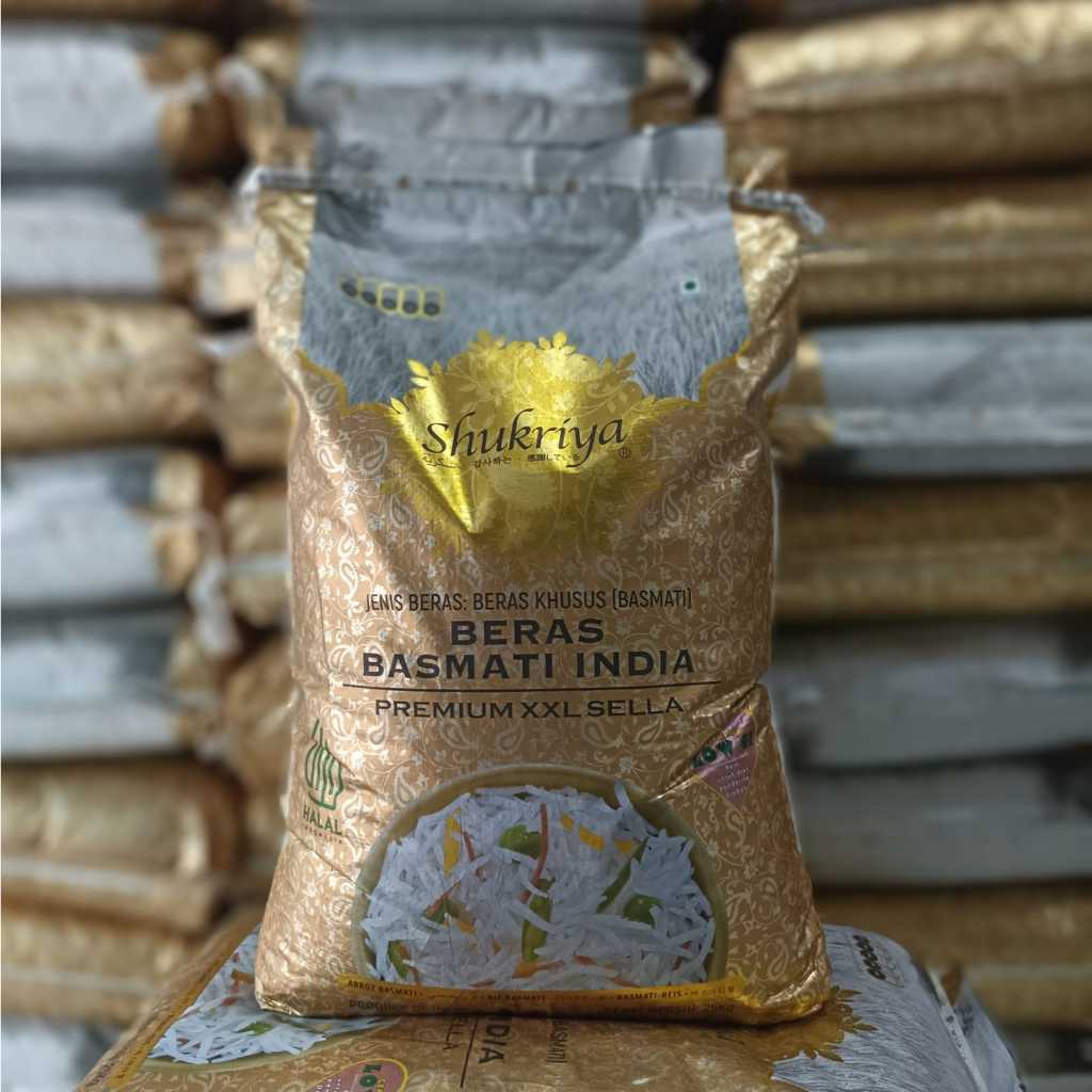 Jual Beras Basmati India - Shukriya Premium Sella XXL Kemasan 25 Kg ...