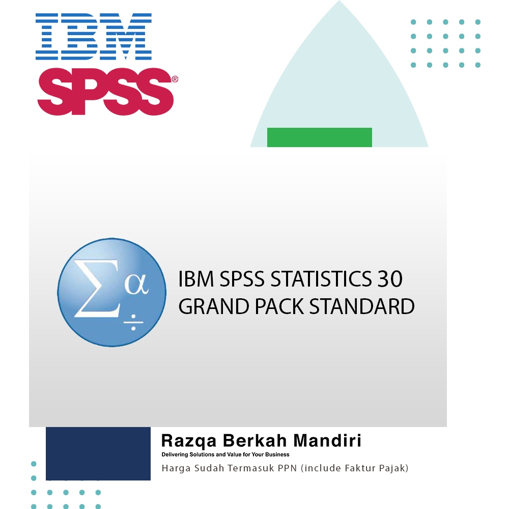 Jual IBM SPSS Statistics Grand Pack standard versi 31 Original license ...
