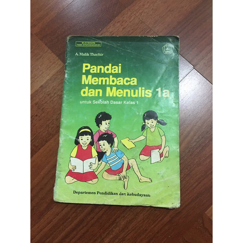 Jual buku pelajaran - PANDAI MEMBACA DAN MENULIS 1a untuk sd kelas 1 oleh A Malik Thachir tahun ...