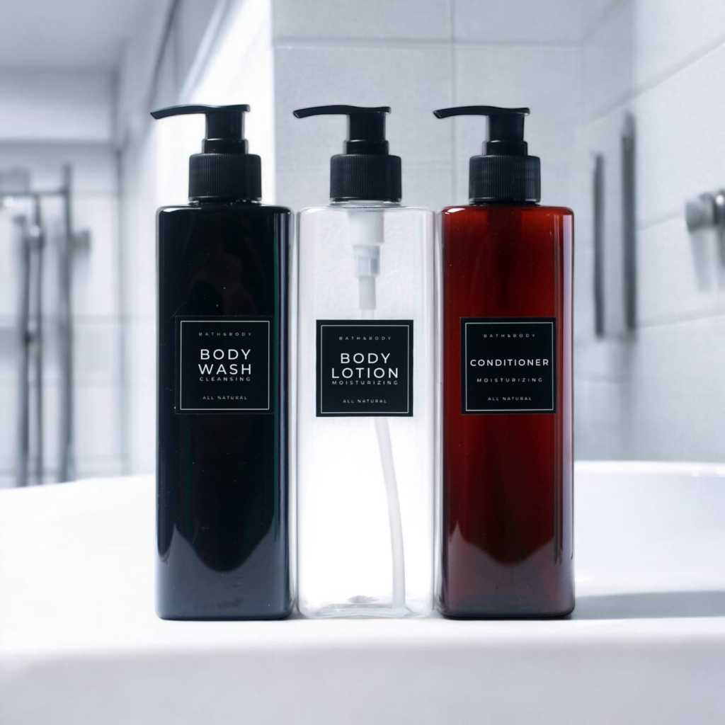 Jual Botol Kotak Pump TG 500 ml untuk Sabun Cair , Shampoo, Body Lotion ...