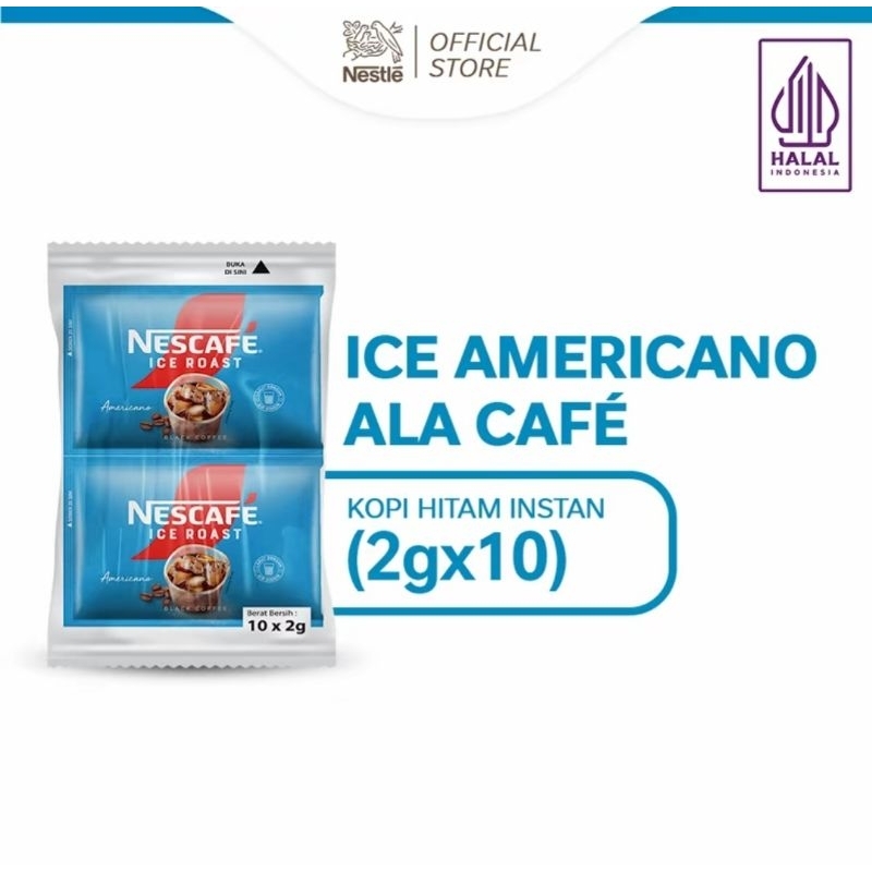 Jual Nescafe ice Americano 2grx10 Nescafe ice roast kopi tanpa ampas ...