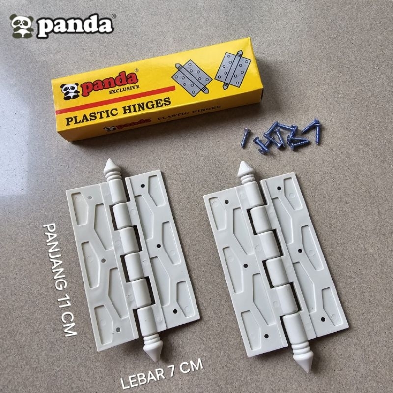 Jual Engsel PVC / Engsel Plastik Putih Packing Kotak PANDA | Shopee ...