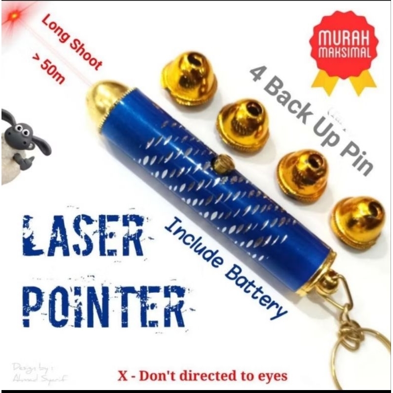 Jual laser pointer laser jarak jauh free baterai | Shopee Indonesia