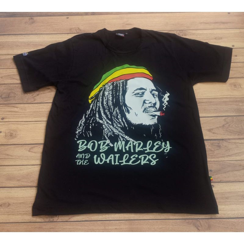 Jual tshirt bob marley kaos Bob marley baju bob marley tees bob marley ...