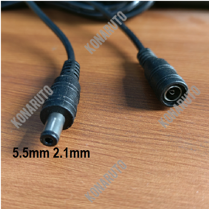 Jual Kabel Extension DC 3m Adaptor CCTV Modem Router Male Female 5.5 2. ...