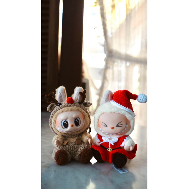 Jual baju natal labubu v2 / labubu / baju santa | Shopee Indonesia