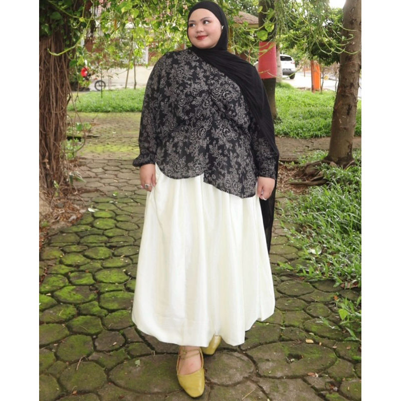Jual SATIN BALON SKIRT / ROK BALON JUMBO / ROK KONDANGAN JUMBO / ROK ...