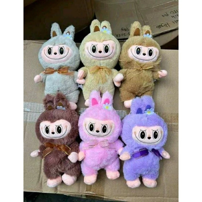 Jual Gantungan kunci Boneka labubu the monsters FULLBODY bahan bulu ...