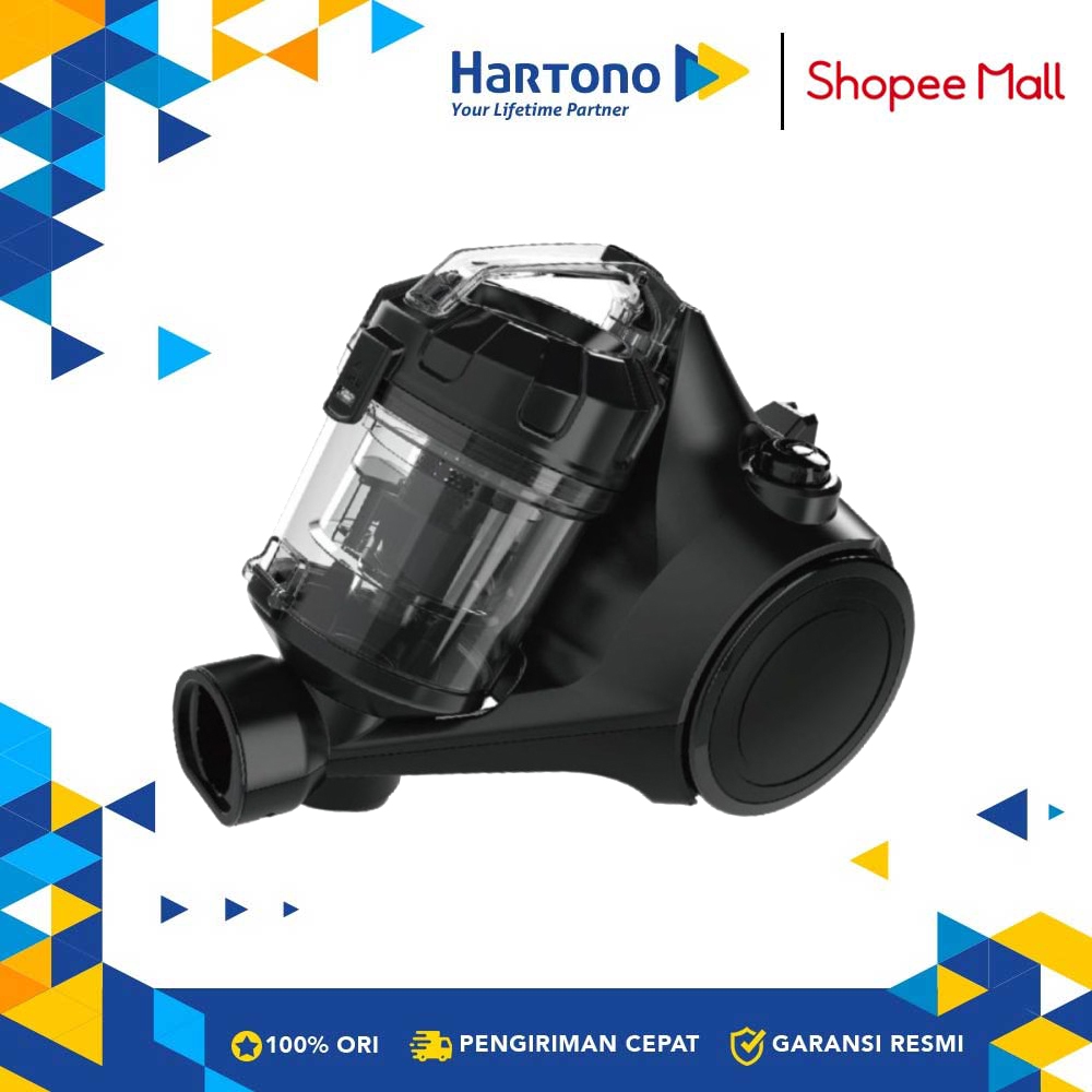Jual Sharp Bagless Canister Vacuum Cleaner EC-EF07Y-BK | Shopee Indonesia
