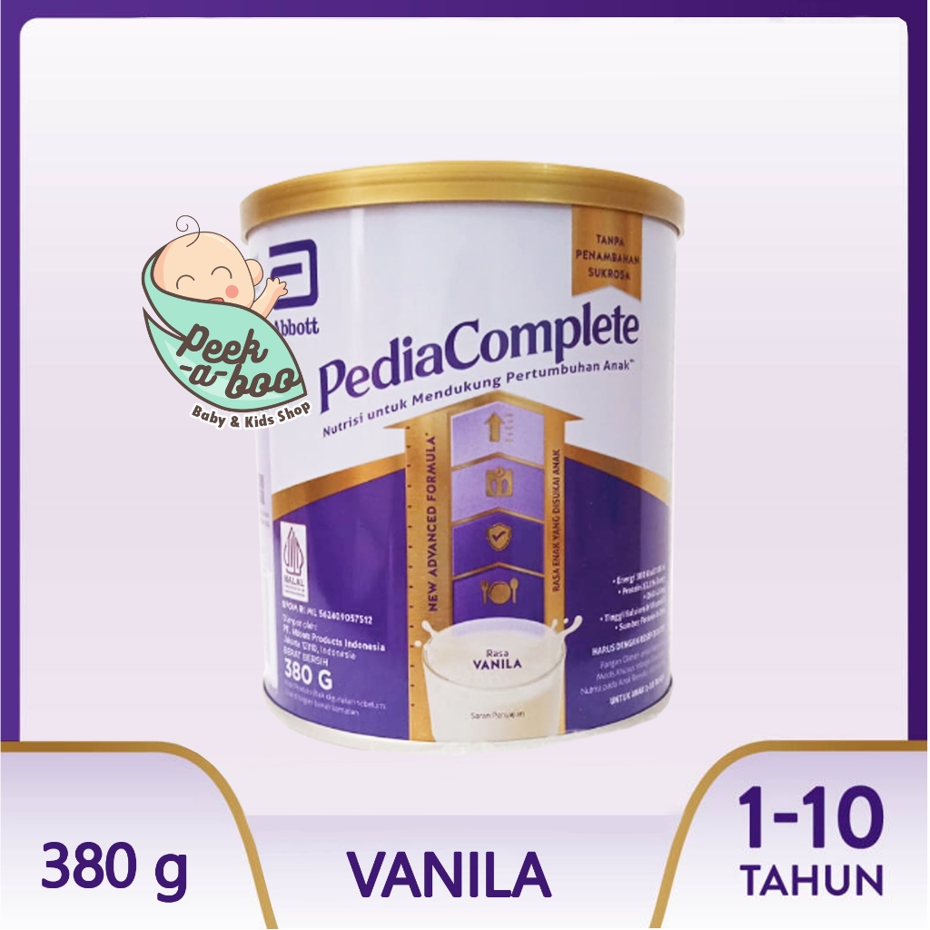 Jual PEDIASURE COMPLETE PEDIACOMPLETE VANILA 380gr SUSU FORMULA PERTUMBUHAN | Shopee Indonesia