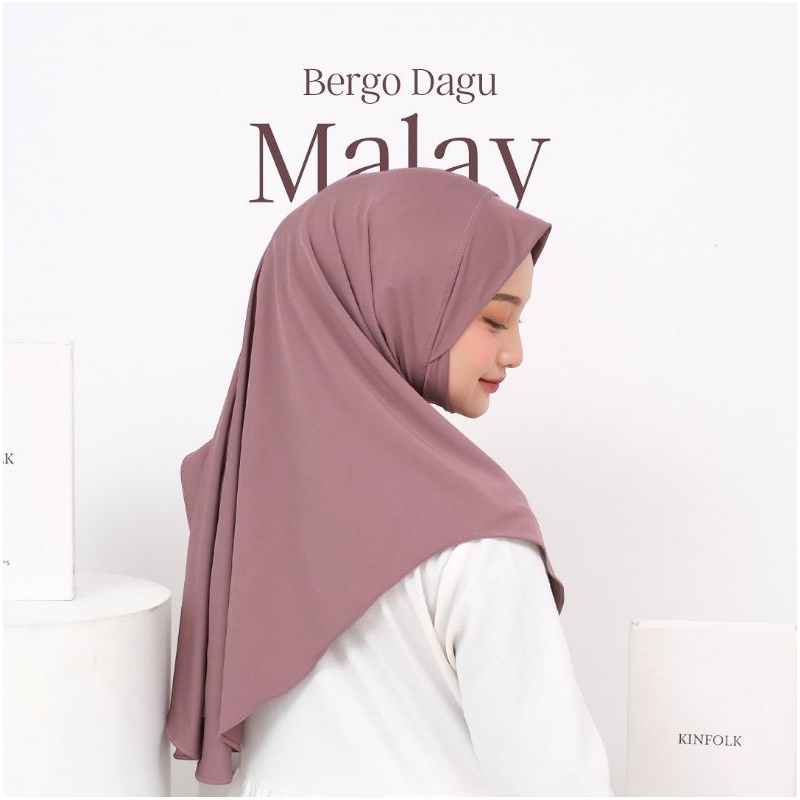 Jual Hijab Malay Dagu Non Pet Kaos Jersey Size M Polos//Jilbab Instan Dagu Malaysia Jersey ...
