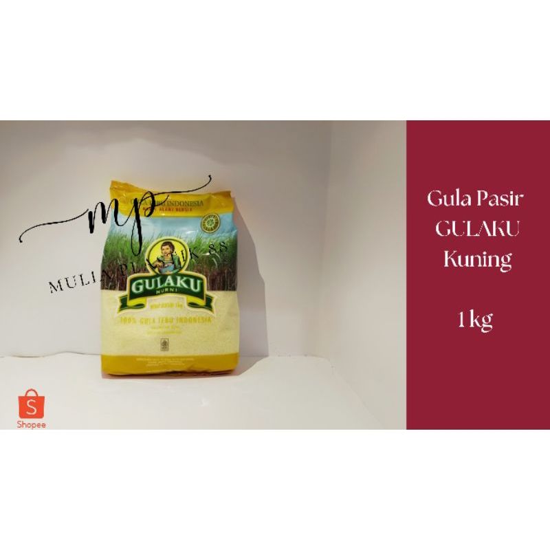 Jual Gula Pasir GULAKU Kuning 1 kg | Shopee Indonesia