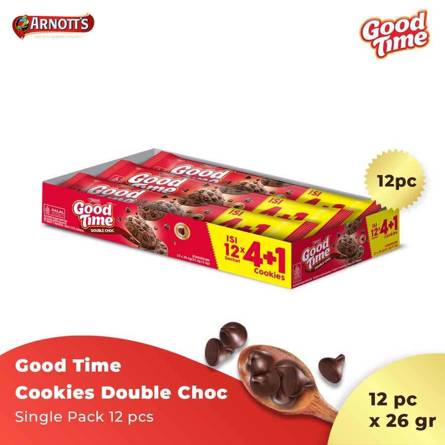 Jual GOOD TIME COOKIES [ 1 PAK ISI 12 PCS x 26 GR ] ** | Shopee Indonesia