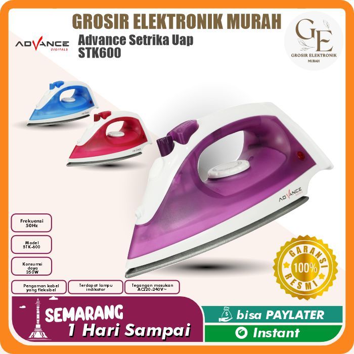 Jual Advance Setrika Uap / Steamer Baju / Gosokan Baju Spray - STK600 ...