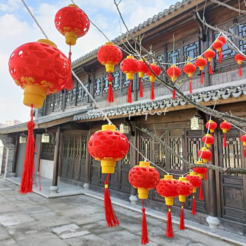 Jual Lampu lampion LED imlek CNY Chinese New Year dekorasi hiasan pohon ...