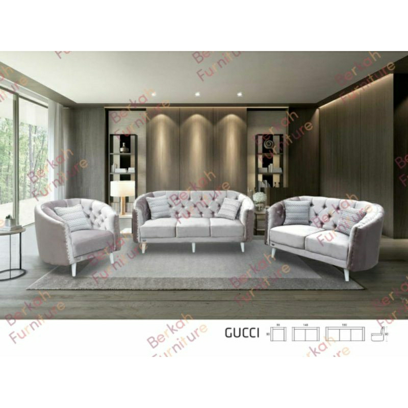 Jual Sofa set Saga Gucci 3+2+1 | Shopee Indonesia