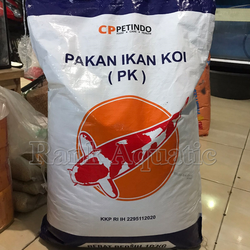 Jual Pakan Ikan Koi PK Pakan Koi CP 5 mm Eceran 500 gram - 1 Kg ...