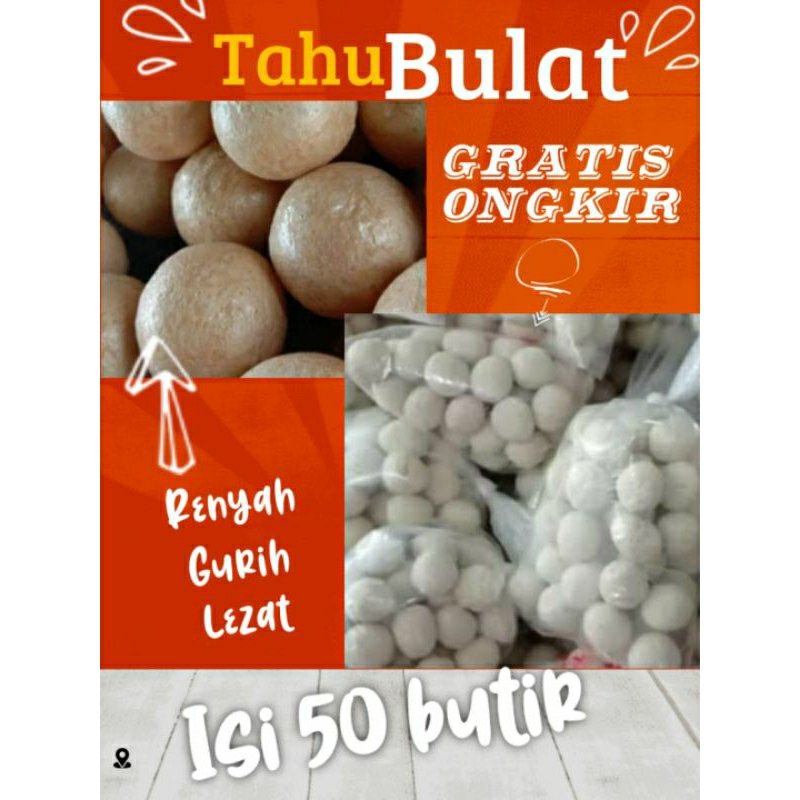 Jual tahu bulat tasikmalaya 50butir/pack | Shopee Indonesia