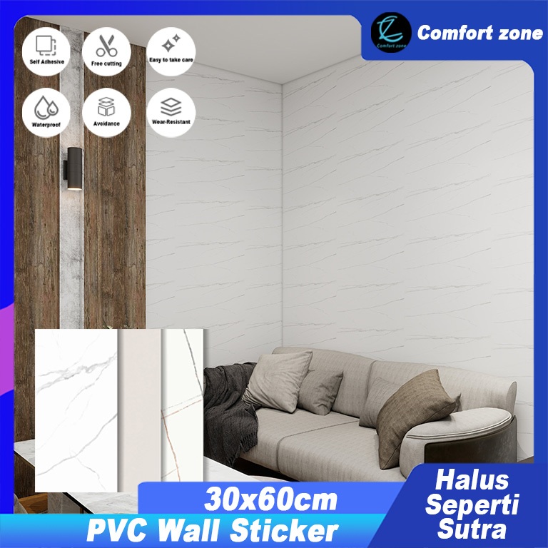 Jual 【Comfort Zone】100% ASLI wallpaper dinding vinyl baru uk 30x60cm ...
