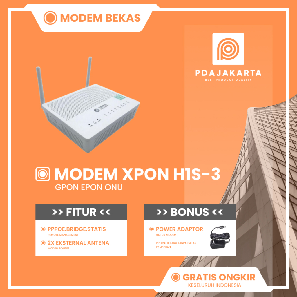 Jual Modem Xpon H1S-3 Gpon Epon Onu Modem Bekas Original | Shopee Indonesia