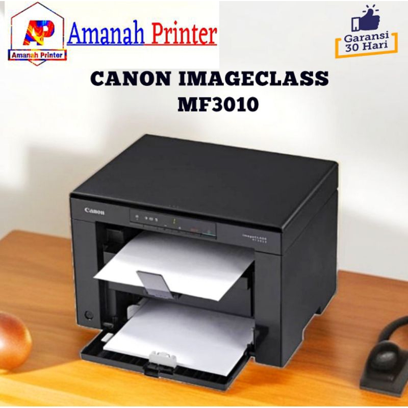 Jual Printer Canon imageclass MF3010 (Print, Scan, Copy) Printer Laser Monochrome Siap Pakai ...